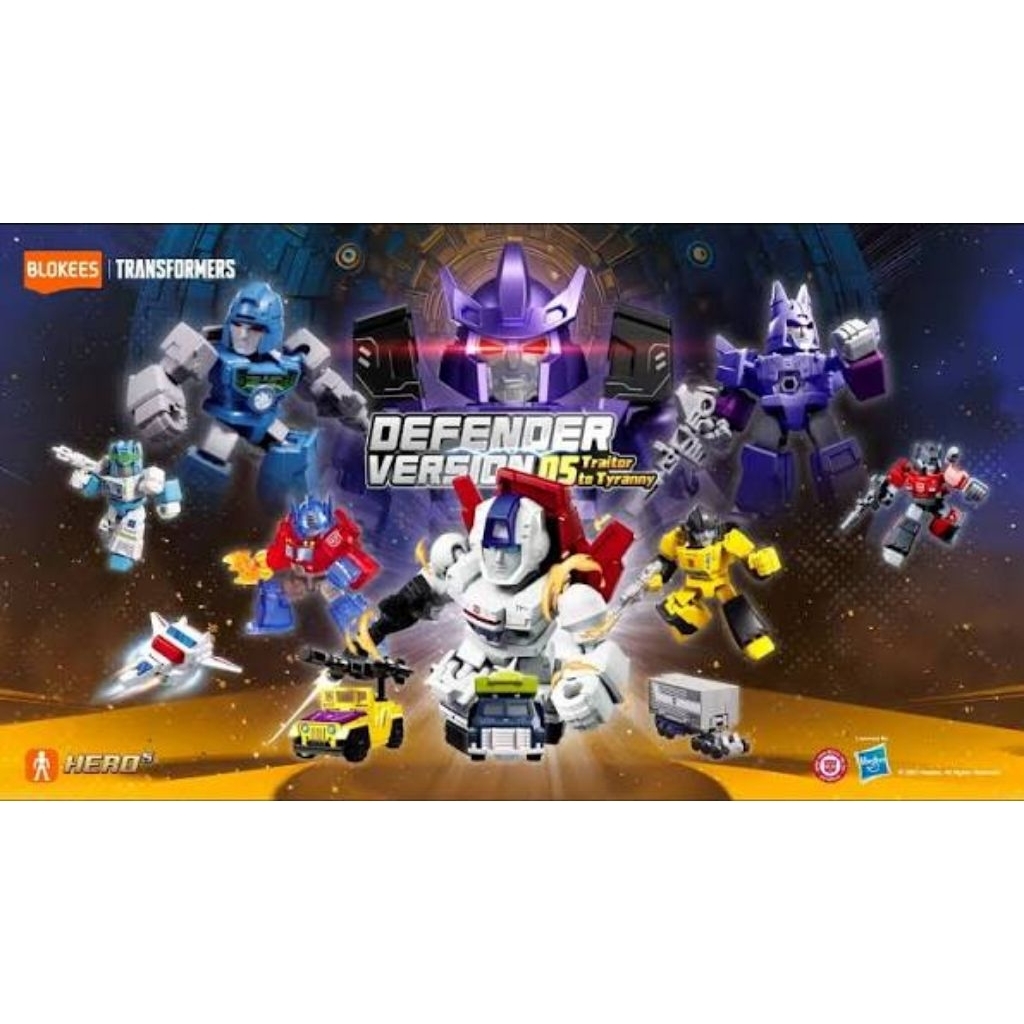 Blokees Transformers Galaxy Defender Version 05 Case (12 Box) | Shopee ...