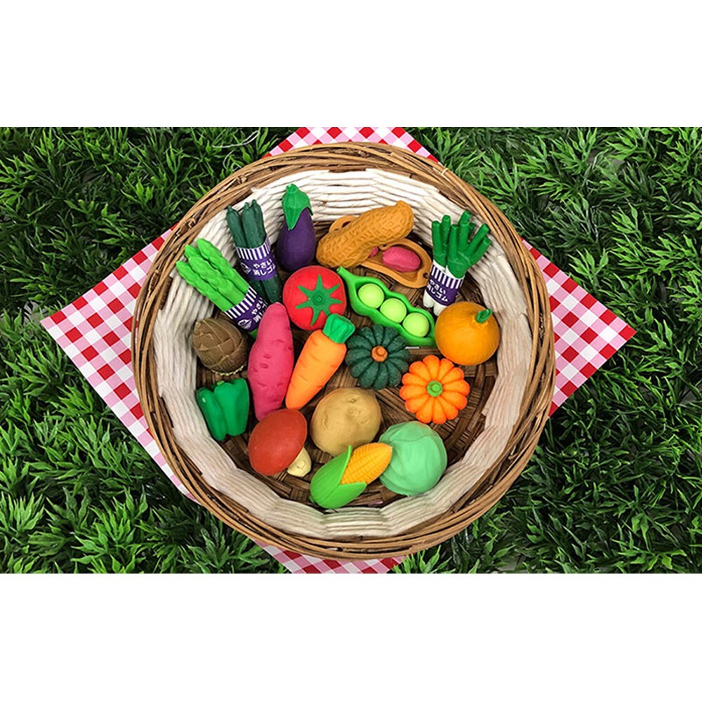 Iwako Funny Erasers 'Vegetables' - One Random Piece Included! | Shopee ...