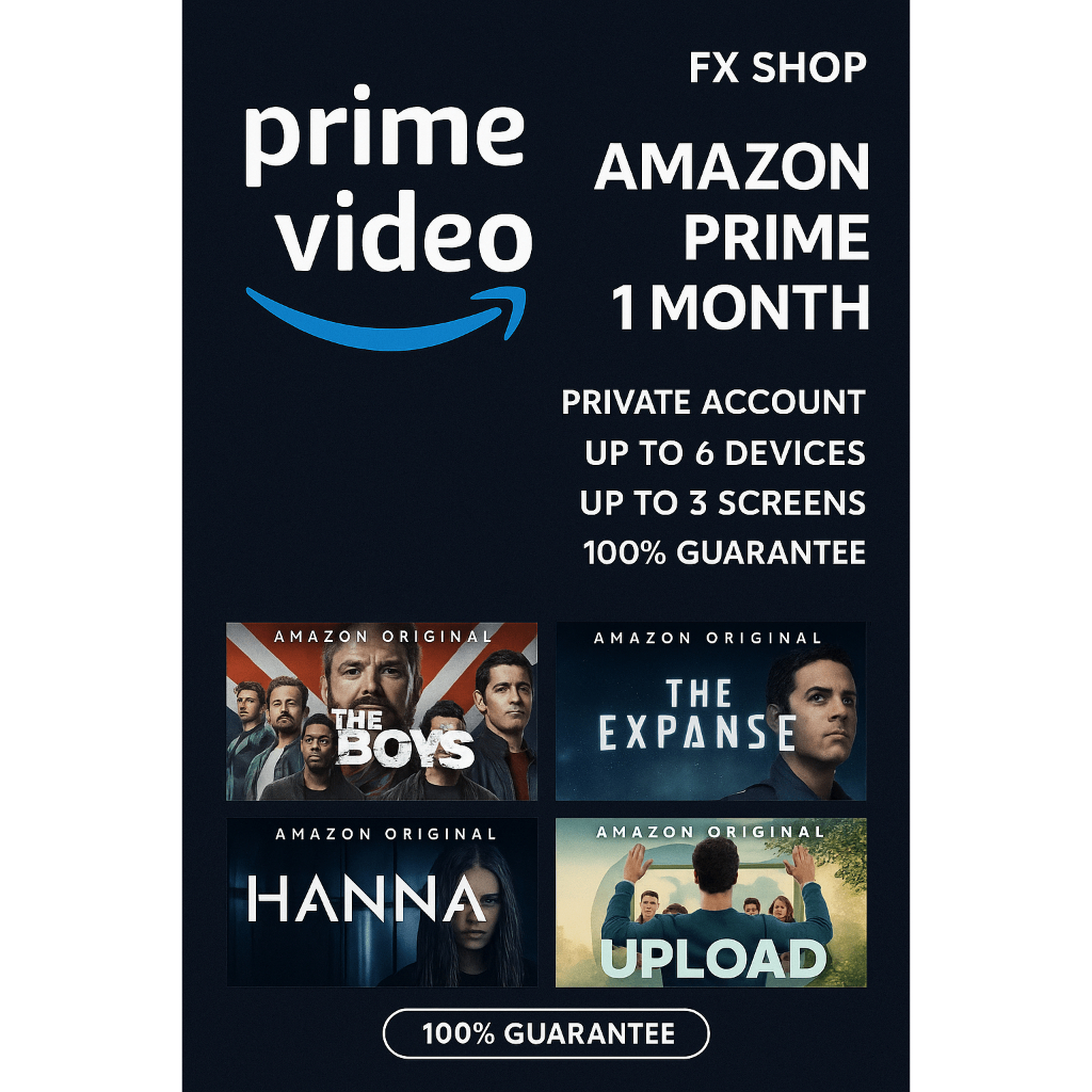 [24/7 Redeem] Prime Video Premium – 1 Month Access | Private Profile ...