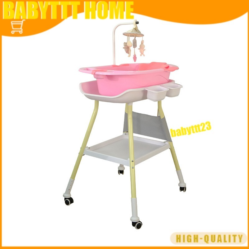 Home Multifunctional Baby Care Table Infant Bathing Table Washable ...