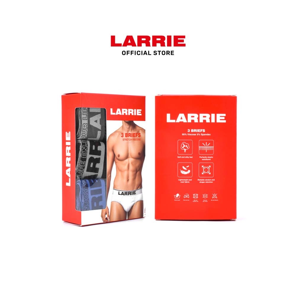 LARRIE Men's (Lelaki) Casual Viscose Underwear - 3 pcs (LG5253BV3-FG1SV ...