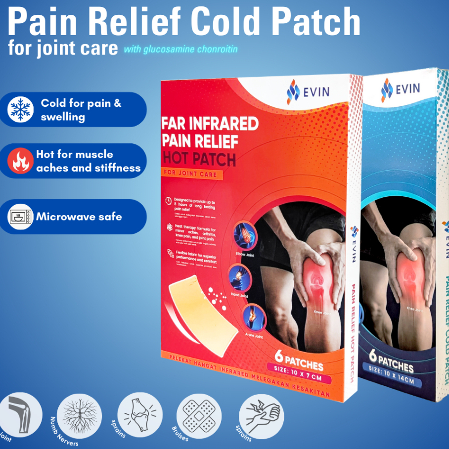 Pelekat Tampal Sakit SENDI LUTUT + Glucosamine + Chondroitin + Menthol ...