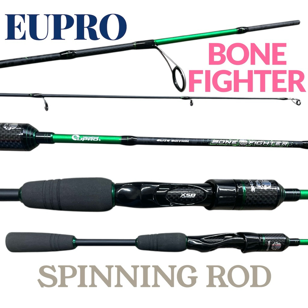 Eupro bone fighter spinning and casting fishing rod | Shopee Malaysia
