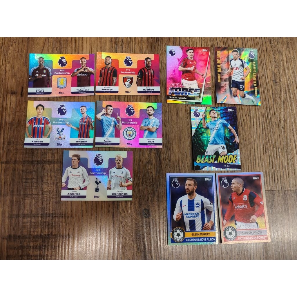 Topps Premier League 2025/2026 Base and Shiny Cards (Pro Partnership ...