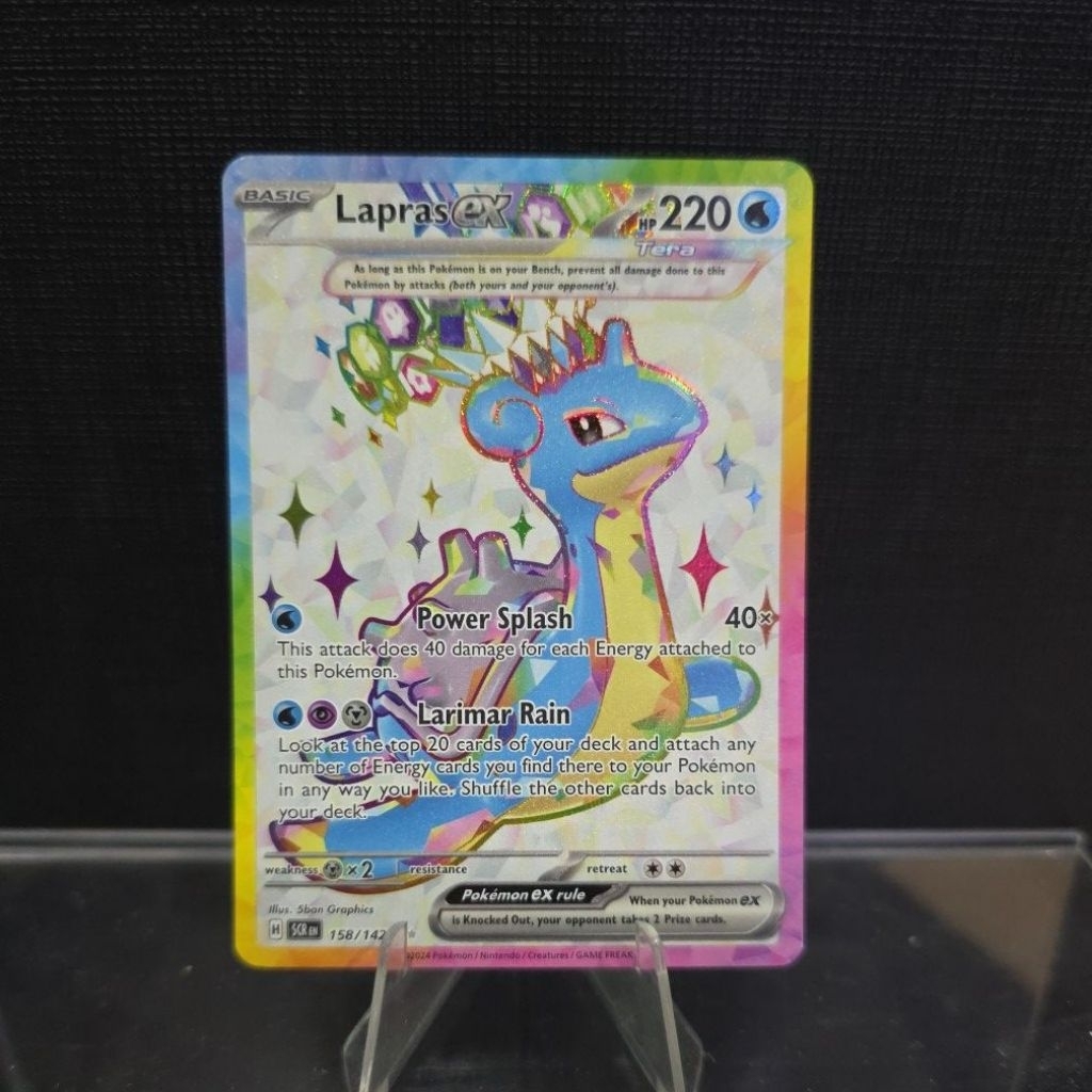 2024 Lapras Ex Card (Full Art Holo) | Shopee Malaysia