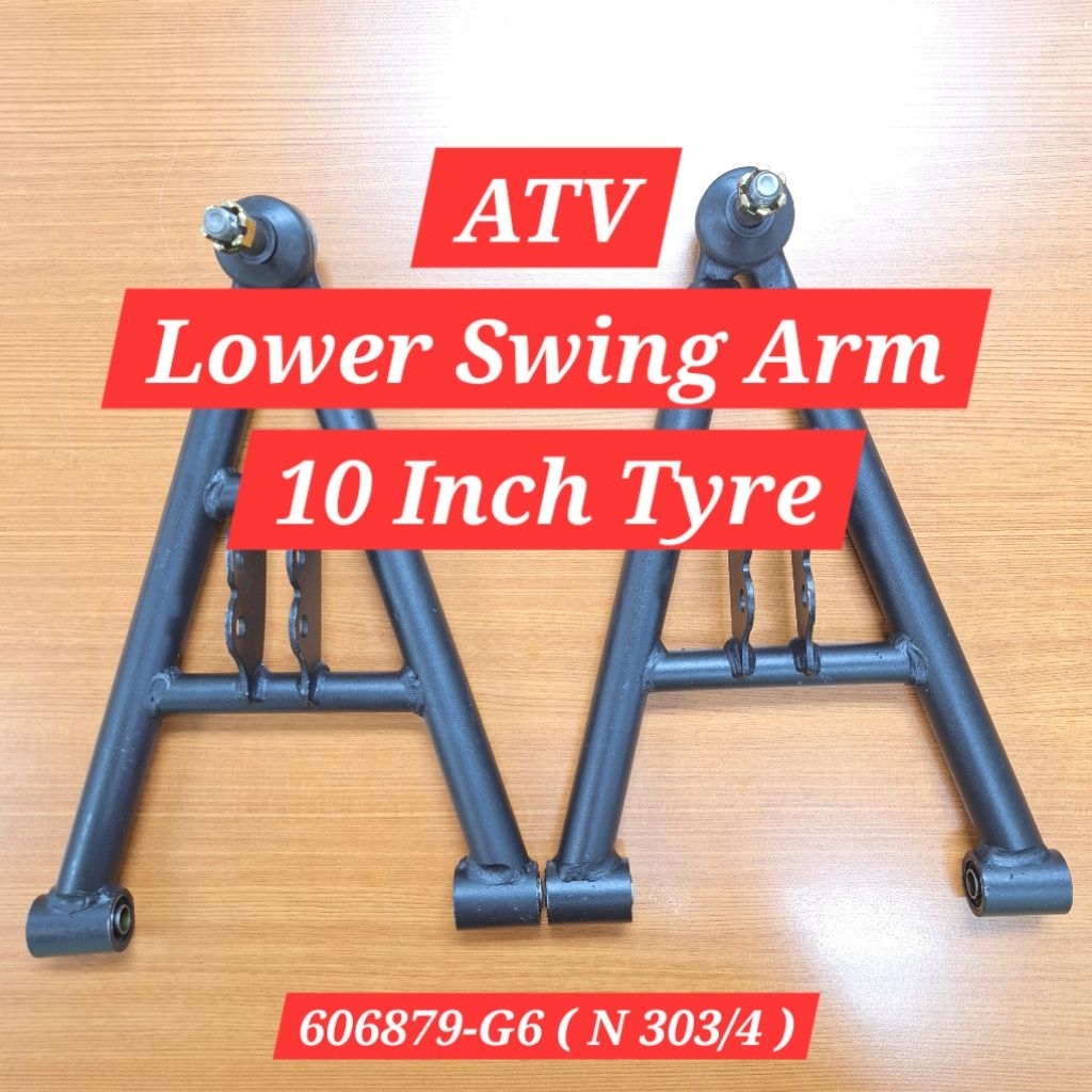 ATV GY6 10 Inch Lower Swing Arm | Upper Swing Arm - Bush Swing Arm ...