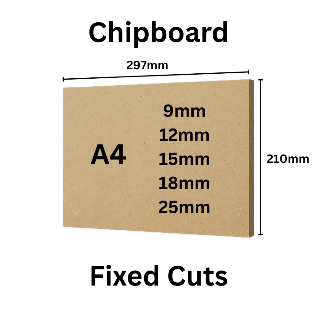 Chipboard A4 Size | 9mm 12mm 15mm 18mm 25mm | Fixed Cuts | Shopee Malaysia