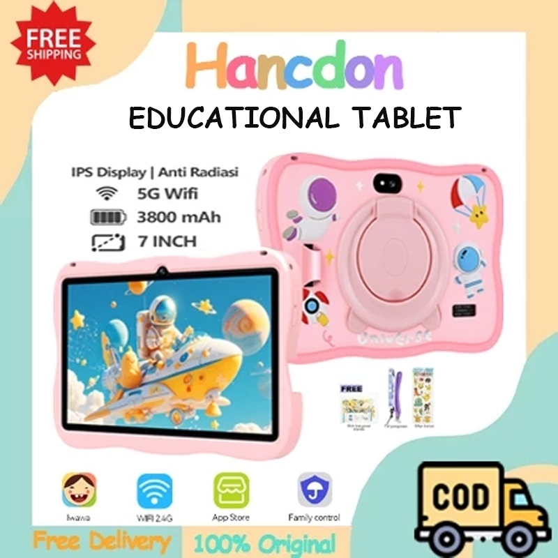 Hancdon KIDS Study Tab A15 Tab 6GB + 128GB Android Tablet 7.1inch Full ...