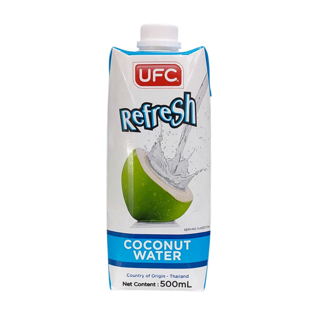 UFC REFRESH COCONUT WATER 500ML/BTL (MADE IN THAILAND) (100% COCONUT ...
