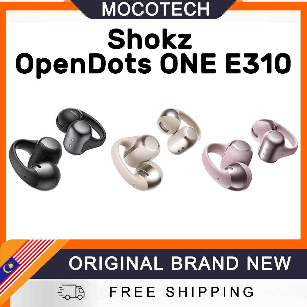 Shokz OpenDots ONE E310 Wireless | Ear clip Earphones | Dynamic Dolby Audio | Bluetooth 5.4 | AI ...
