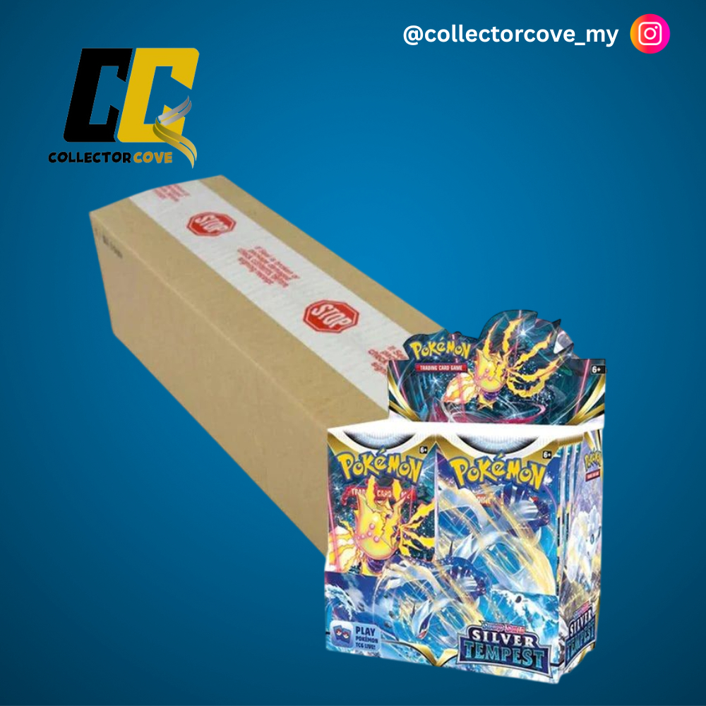 Pokemon Silver Tempest Booster Box Case - Brand New Seal Condition ...