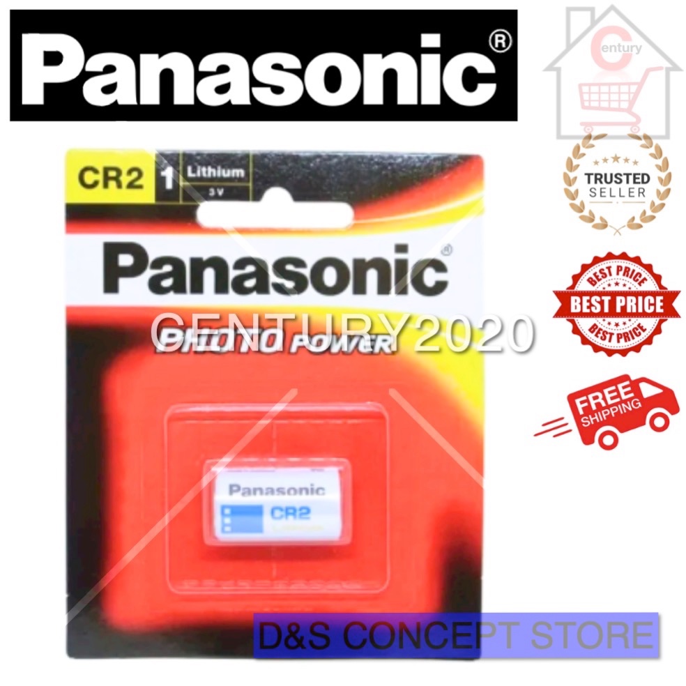 PANASONIC CR2 Lithium 3V Batteries 1pcs per card | Shopee Malaysia