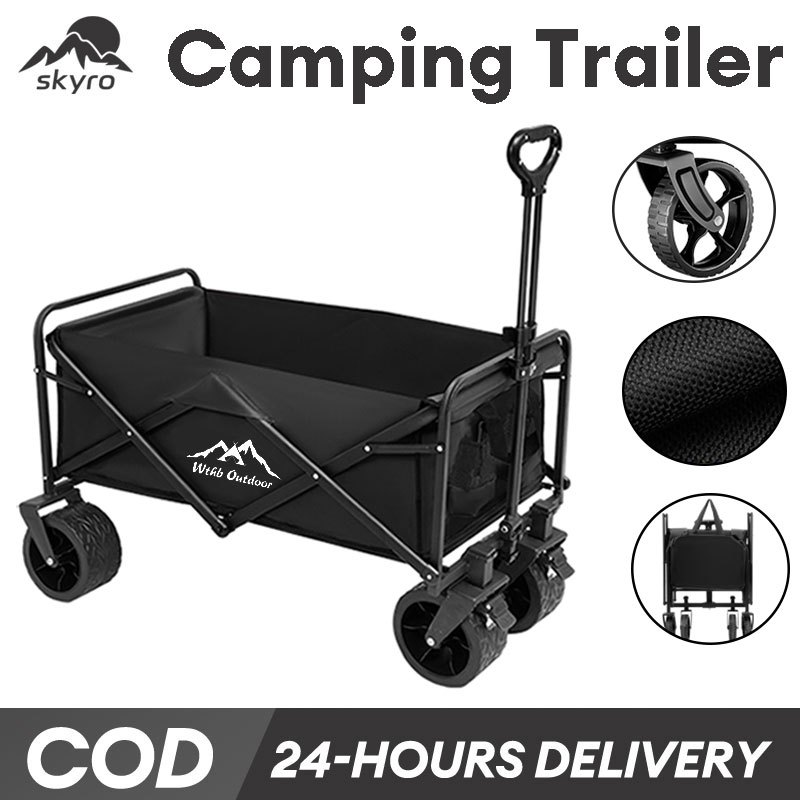 WTHB Outdoor Wagon Trolley Troli Barang Foldable Trolley Tool truck ...