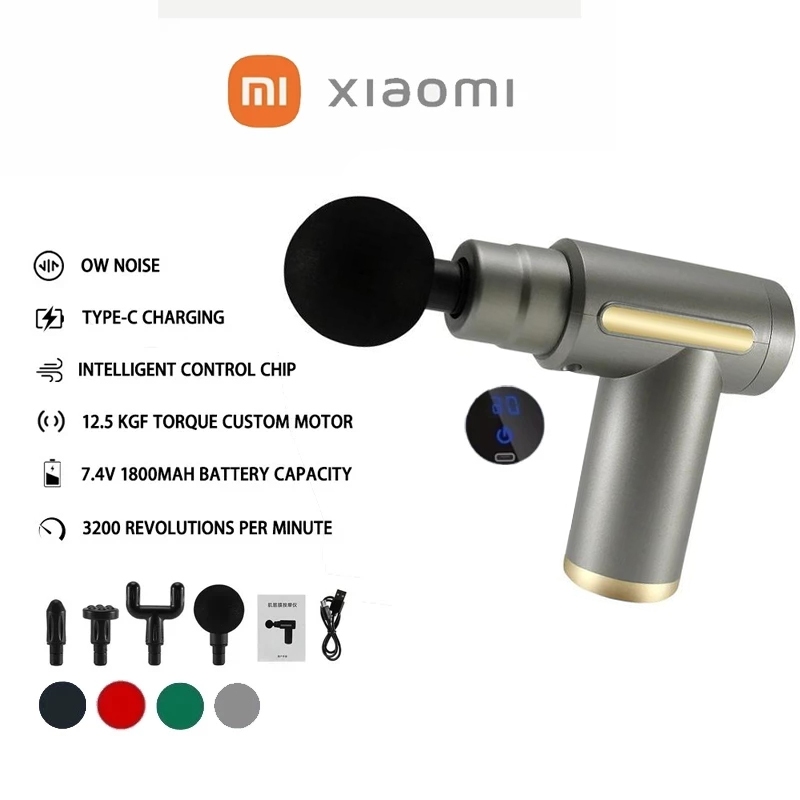 Toshiba Mini Massage Gun Neck Massager with LCD Display 6-Speed ...