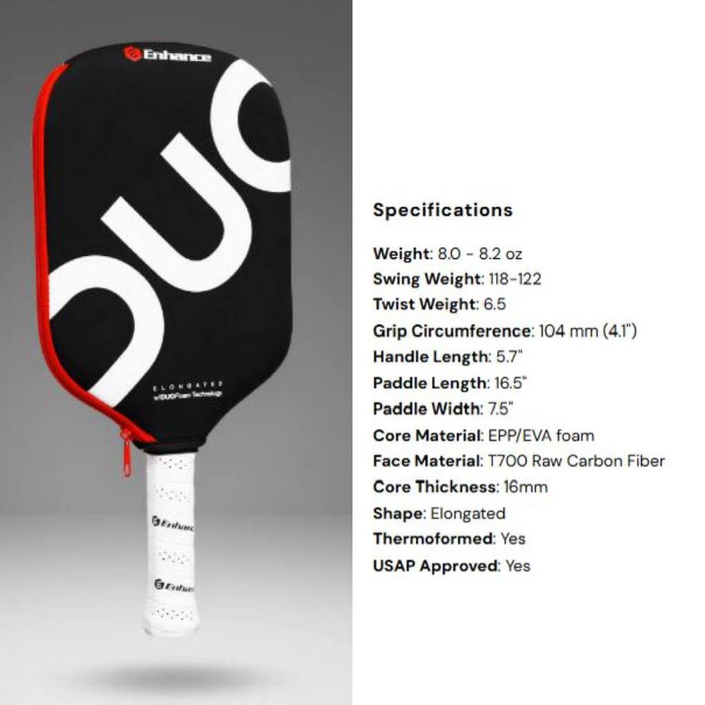 Enhance DUO Pickleball Paddle - Gen 4.5 successor | Shopee Malaysia