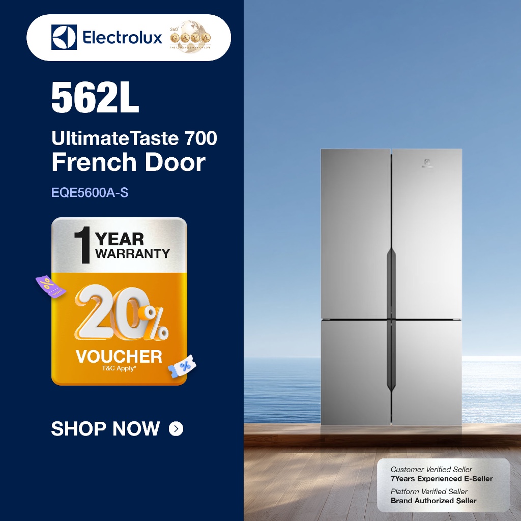 Electrolux Fridge (562L) UltimateTaste 700 French Door Inverter ...