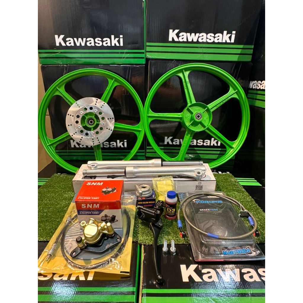 KAWASAKI AR80 PNP EX5 DREAM SIAP CUSTOM BRAKE HUB GUNA BALIK ORIMOTOR ...