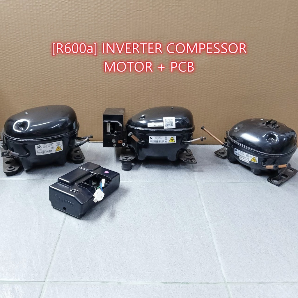(R600) INVERTER REFRIGERATOR COMPRESSOR MOTOR + PCB FOR FRIDGE SPARE ...