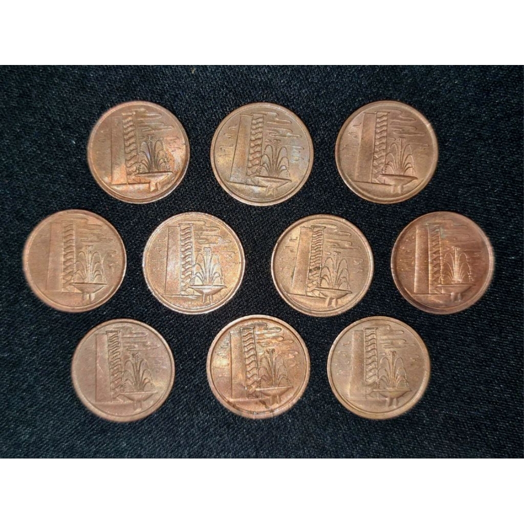 Singapore 1st series 1c coin.(10pcs random year set) | Shopee Malaysia