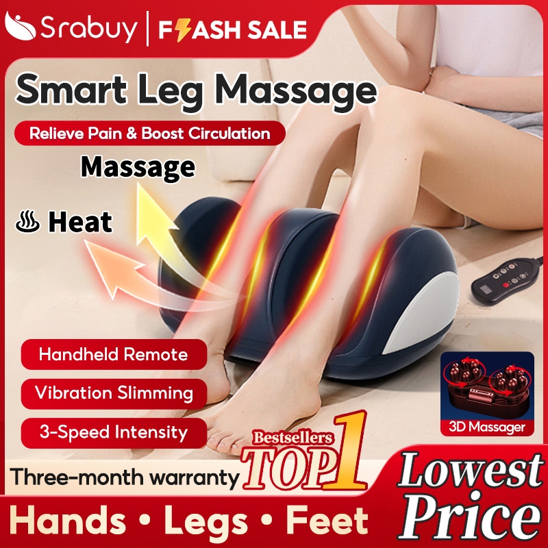 Srabuy Electric Foot Massage Leg Massage Machine Relax Muscle Knee ...