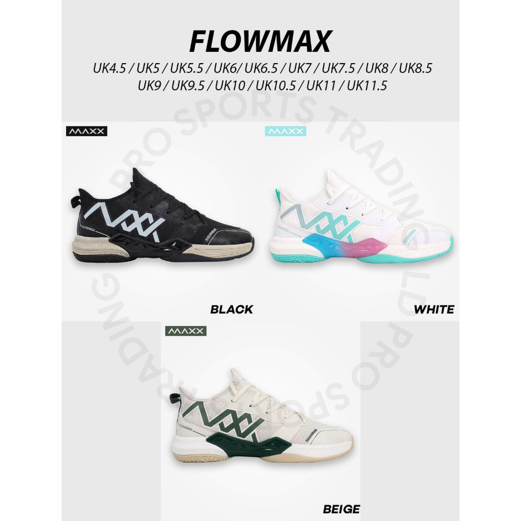 MAXX Shoe Flowmax (3 COLORS) | Shopee Malaysia