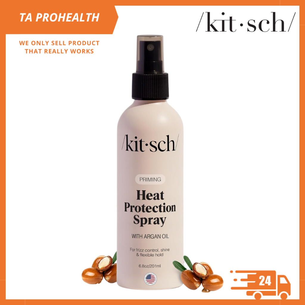 Kitsch Priming Heat Protectant & Styling Spray With Argan Oil 201ml ...