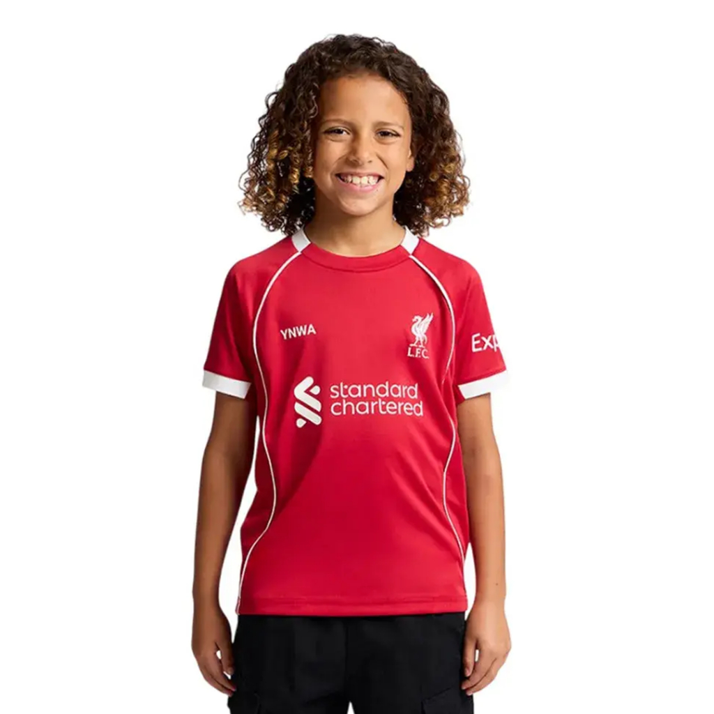 LIverpool FC (LFC) 2025/2026 Junior's Fan Home Jersey Red A25SP04 ...