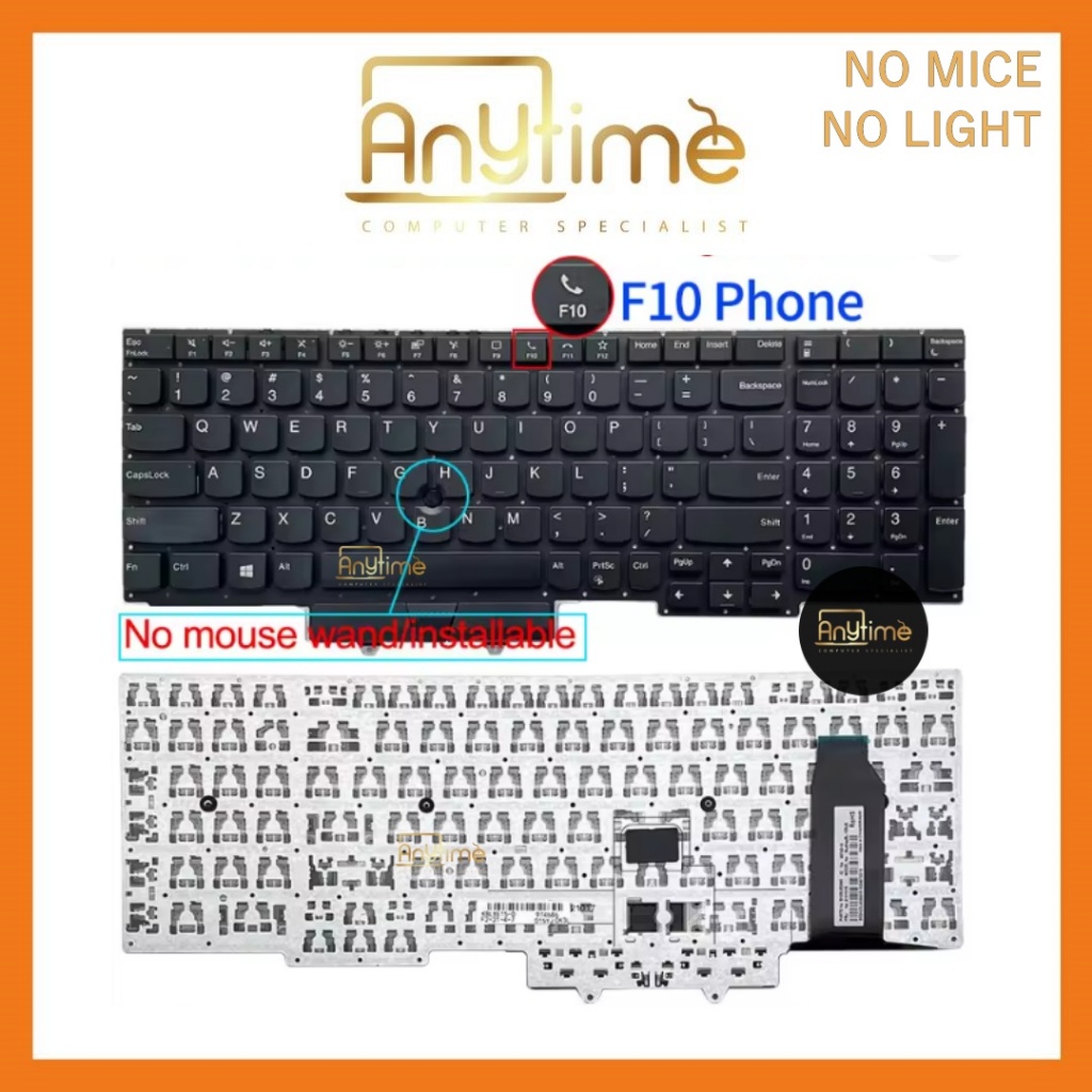 Keyboard Replacement for LENOVO THINKPAD E15 R15 GEN 2 GEN3 GEN 4 F10 ...