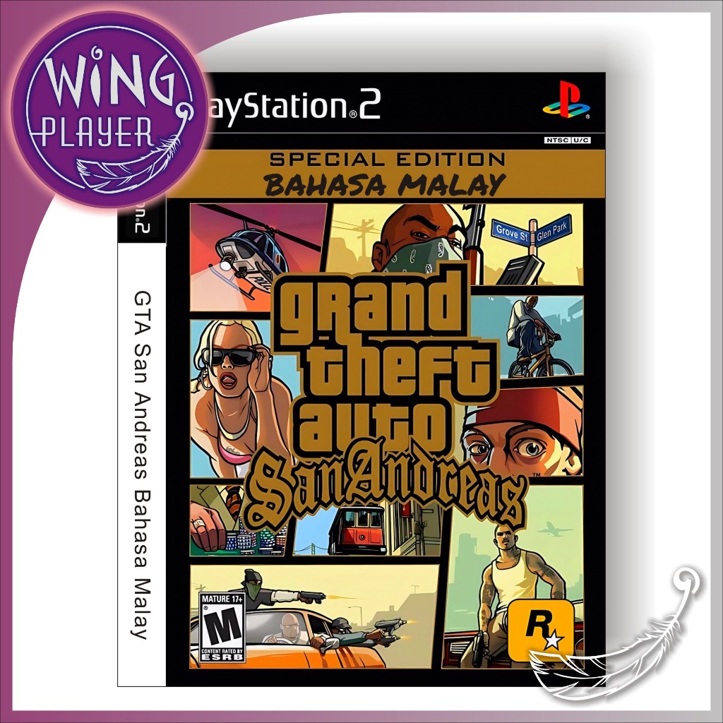 PS2 Game - GTA San Andreas Patch Bahasa Malay | Shopee Malaysia