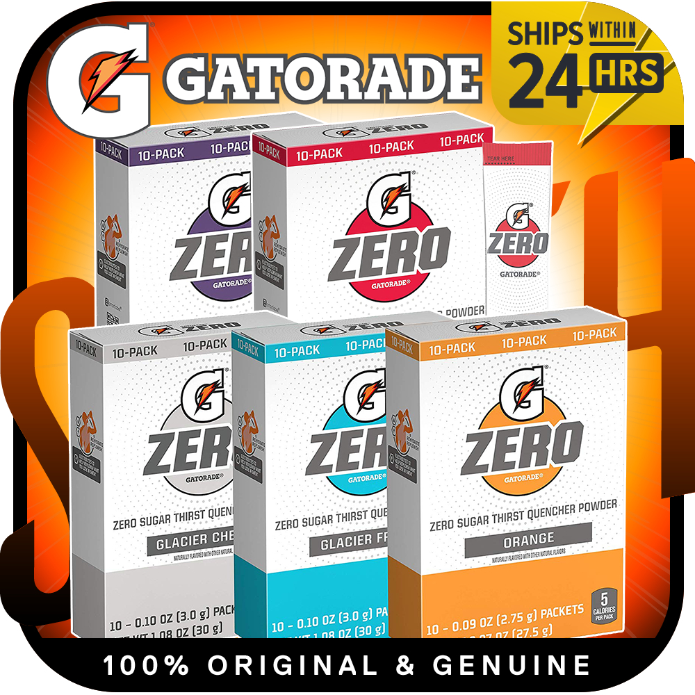 Gatorade G Zero Powder 10 Sachets per box | Fruit Punch / Grape ...