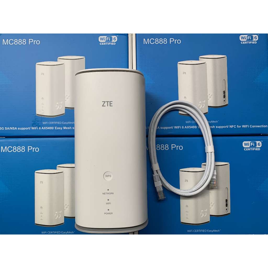 ZTE MC888 PRO 2.7Gbps 5G 4G+ Lock Band Wi-Fi 6 AX5400 (MODIFIED ...