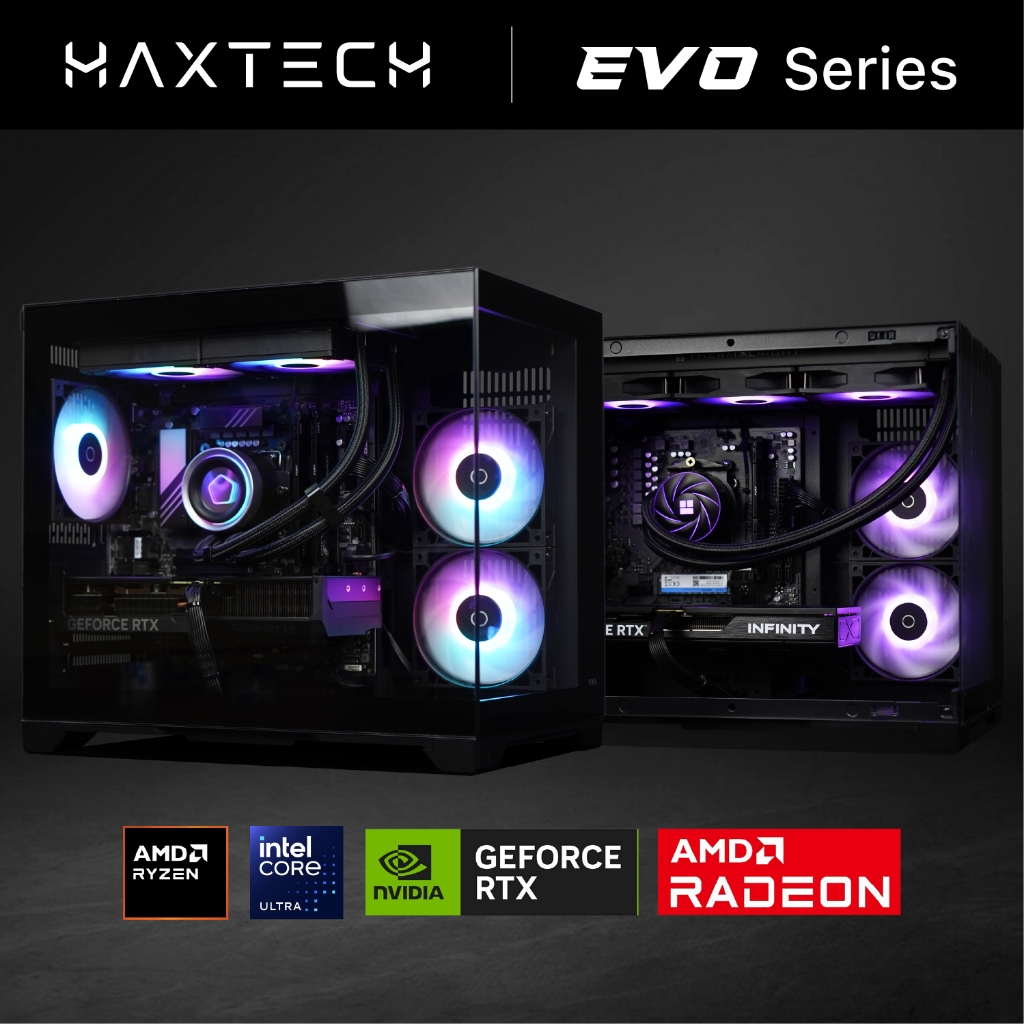 EVO - AQUARIUM Custom Gaming PC | NVIDIA RTX 50 Series GPU / Radeon RX ...