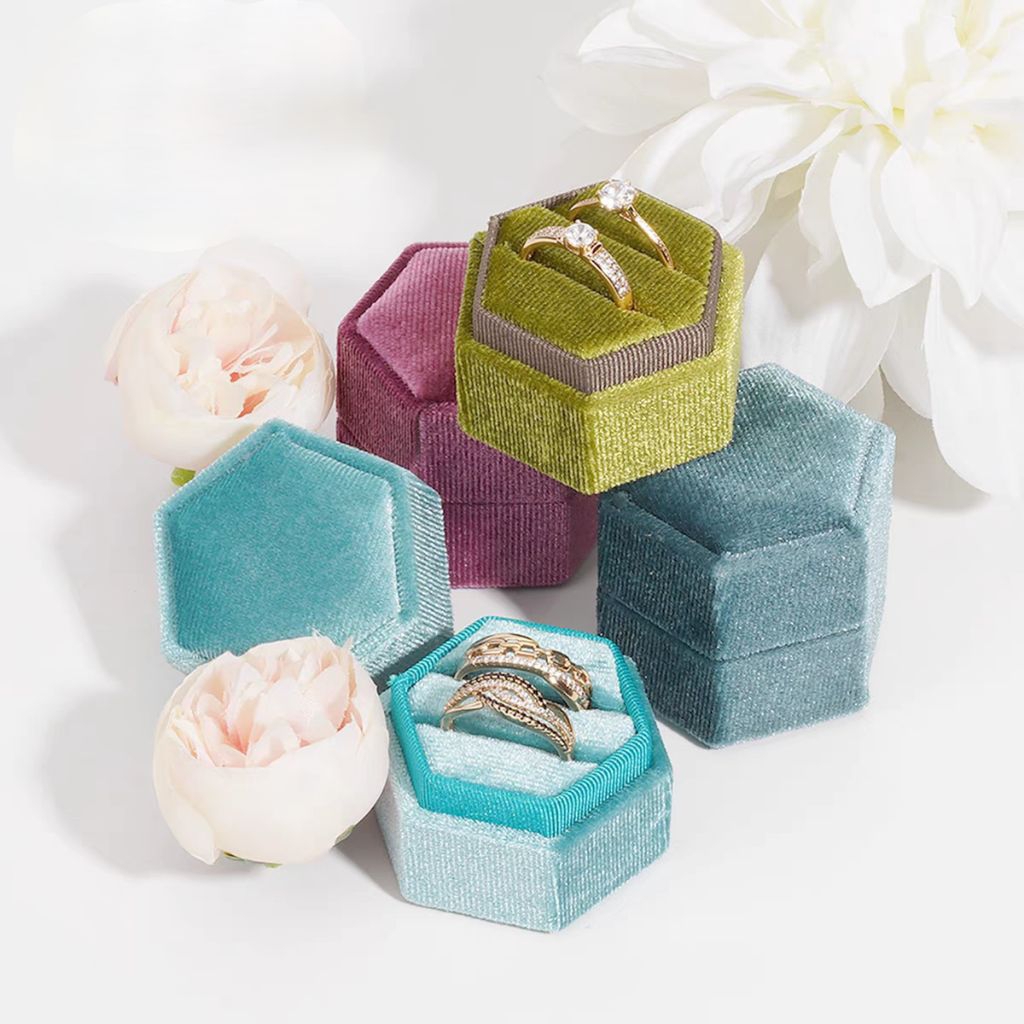 Ready Stock Ring Box For couple Ring/2 Ring Box Bekas Cincin Couple ...
