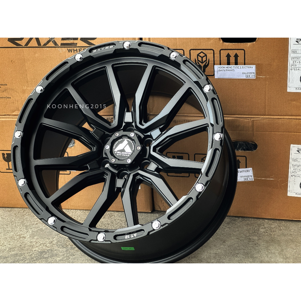 New 4x4 OFFROAD Sport Rim RAXER VOLCANO AT12 Wheels 18x9.5J 6x114.3 ...