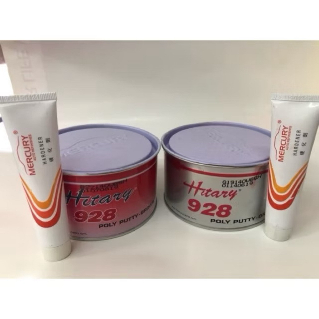 Nissan / Hitary 928 Poly Putty 1KG (Brown /Grey) (Simen Kereta ...