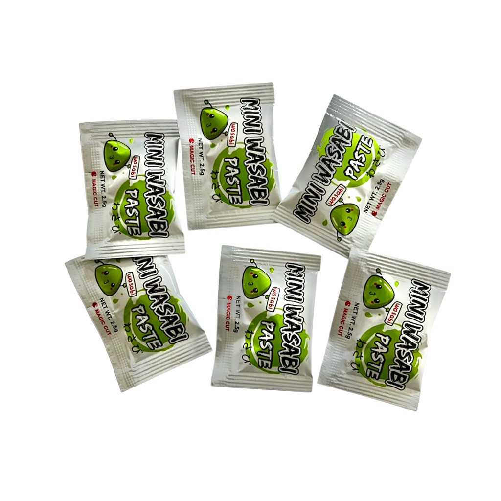 Mini Wasabi Paste Sachet 2.5g Halal Neri Wasabi Sachet for Sushi ...