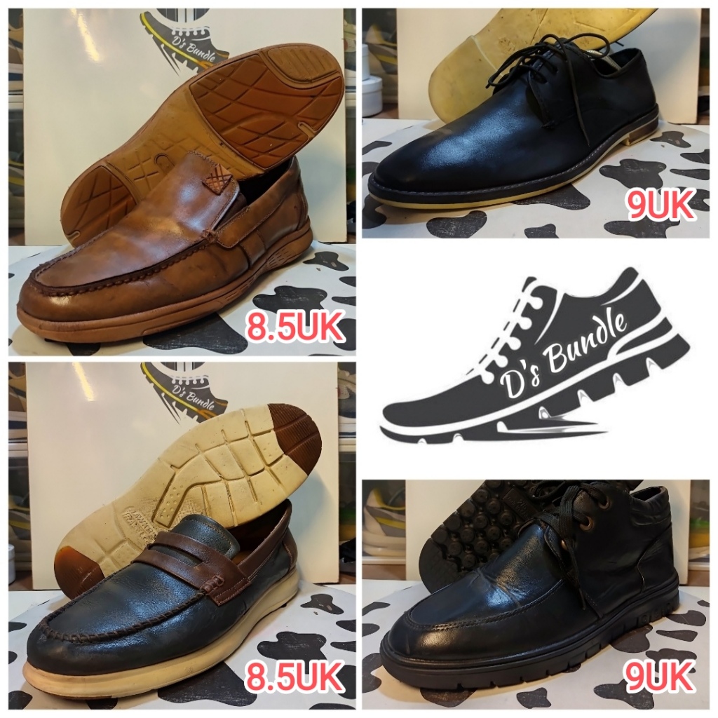 KASUT BUNDLE 🇲🇾 D's BUNDLE 🇲🇾 8.5UK 27.5CM & 9UK 28CM (LEATHER SNEAKERS ...