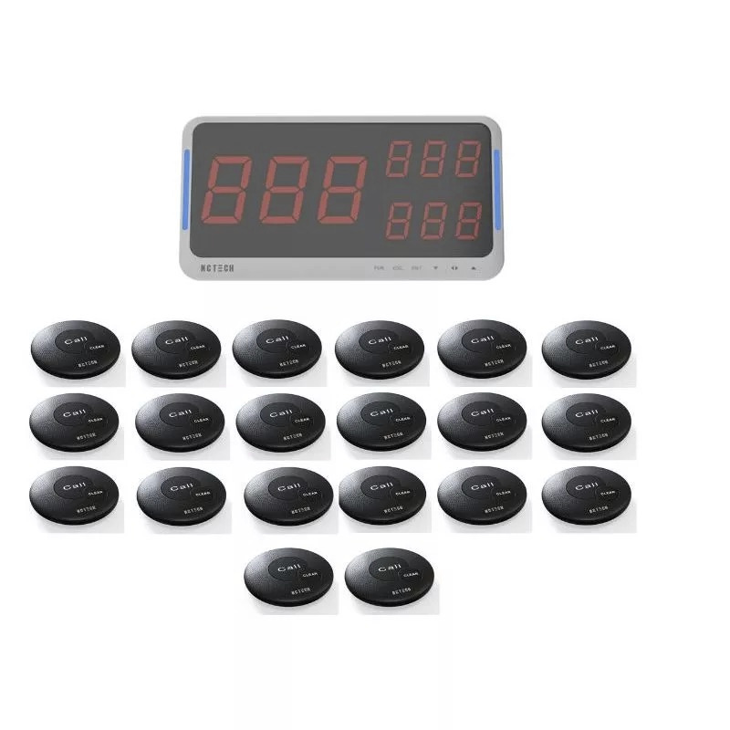 Nctech calling system and paging system (1 keypad with 3 digit and 3 ...