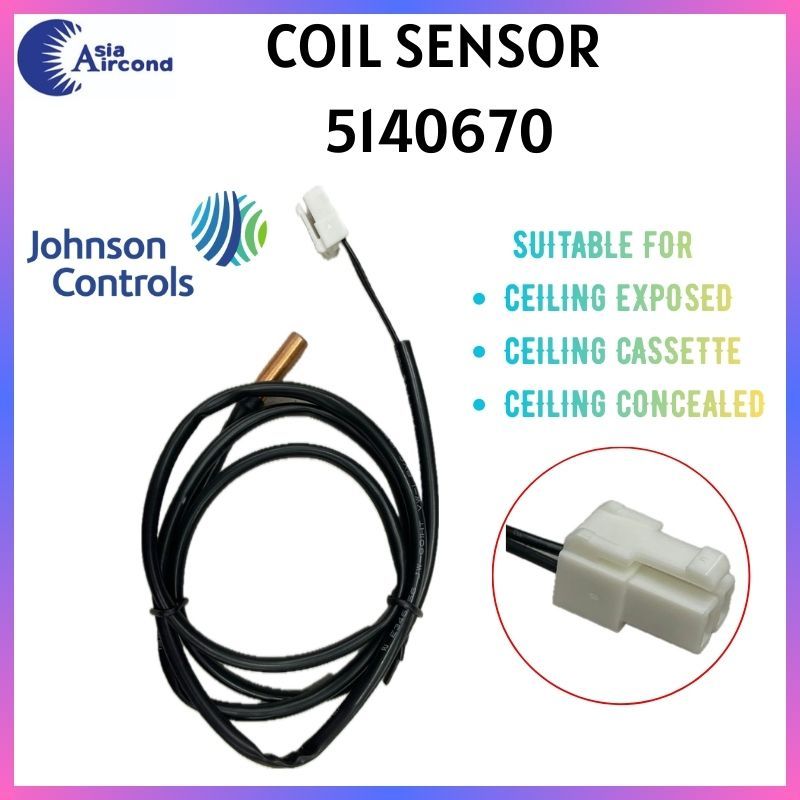 YORK JOHNSON CONTROL COIL SENSOR CEILING CASSATTE / EXPOSED / CONCEALED ...
