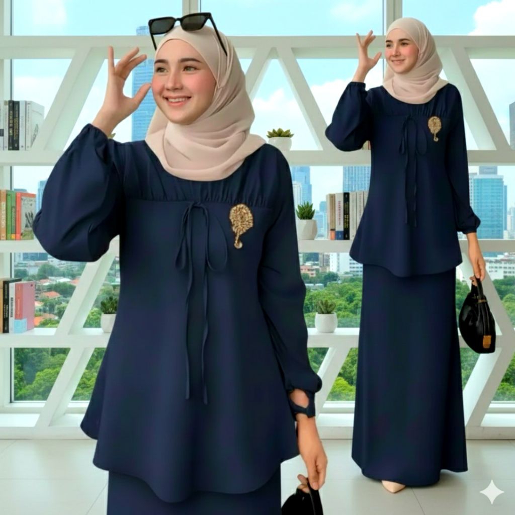 New Baju Kurung Muslimah One Set Raya 2026 High Quality Muslim Clothes ...