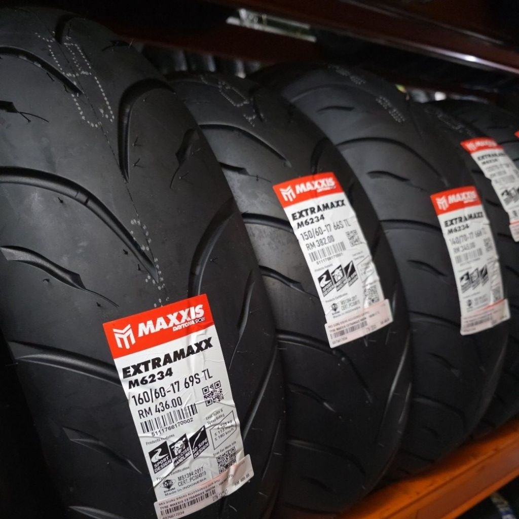 TYRE MAXXIS EXTRAMAXX M6234 FOR SUPERBIKE R25,MT25,MT15,NINJA 250,Z250 ...