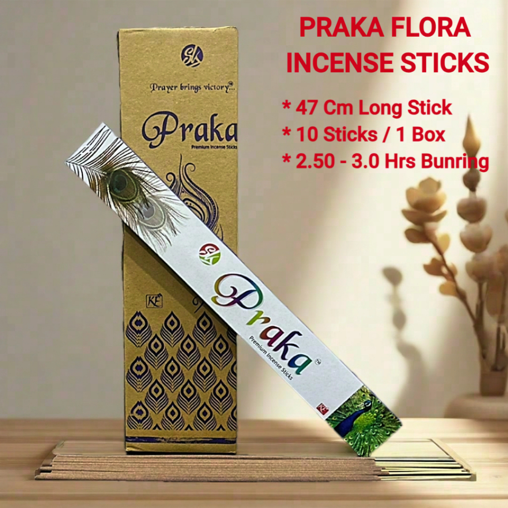 Praka Long Premium Incense Stick ( Lighting for 2.30hrs to 3.00hrs ...