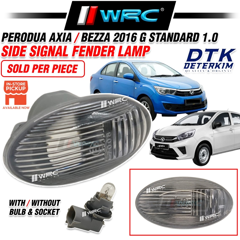 Perodua Axia / Bezza 2016 G Standard 1.0 Side Signal Fender Lamp ( 1pc ...