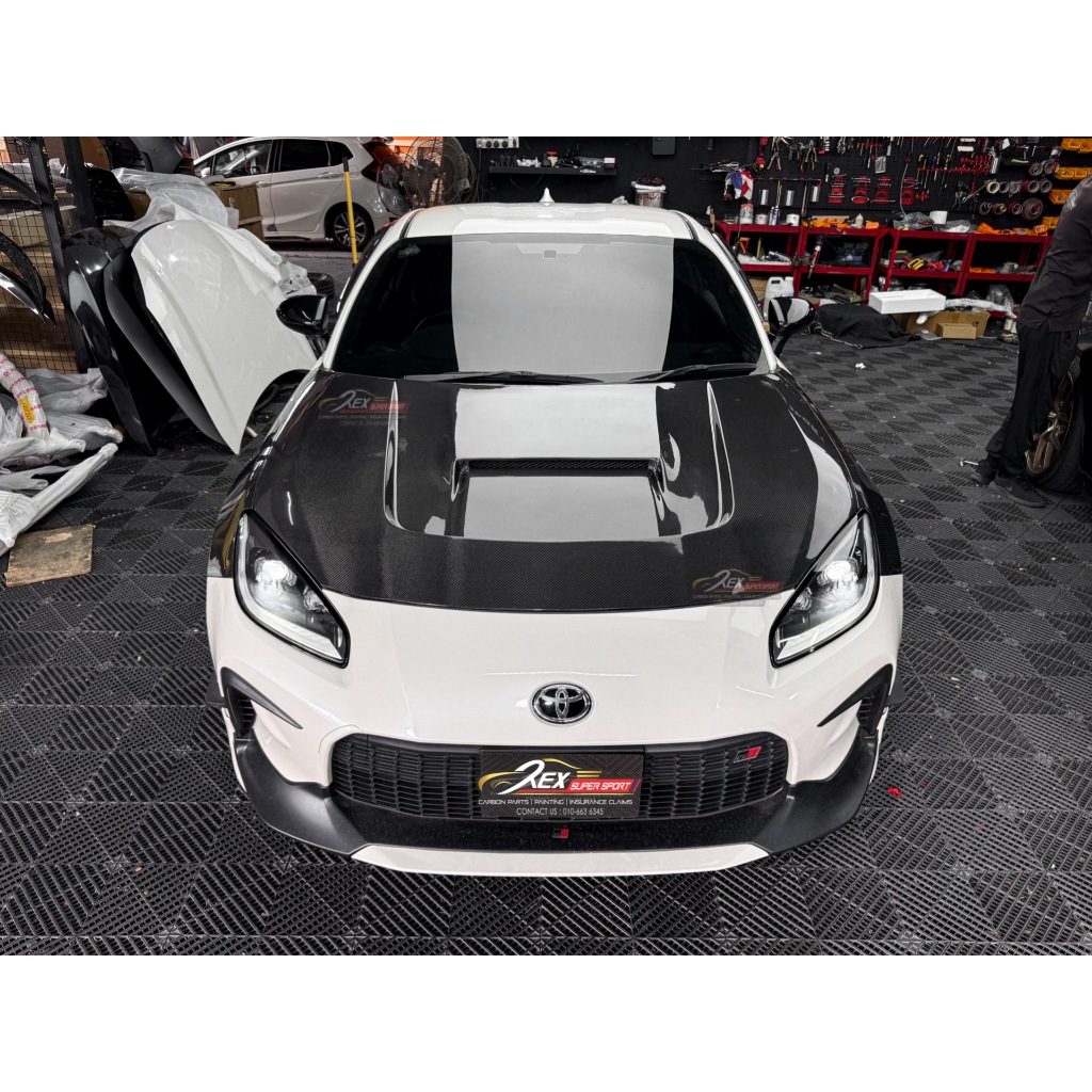 Toyota GR86 / Subaru BRZ Front Bonnet Hood CMST Real Carbon Fiber ...