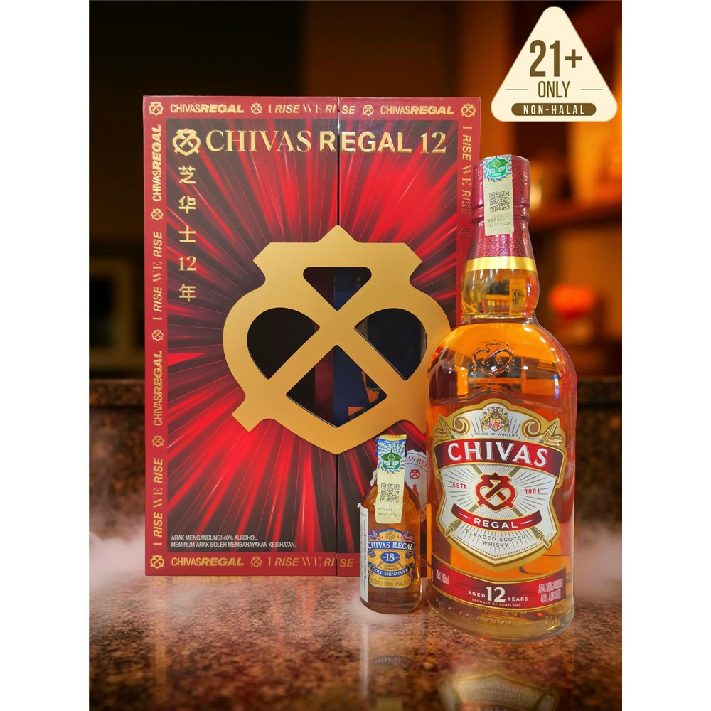 Chivas Regal 12 Yr Old Whisky 2025 Gift Set | Shopee Malaysia