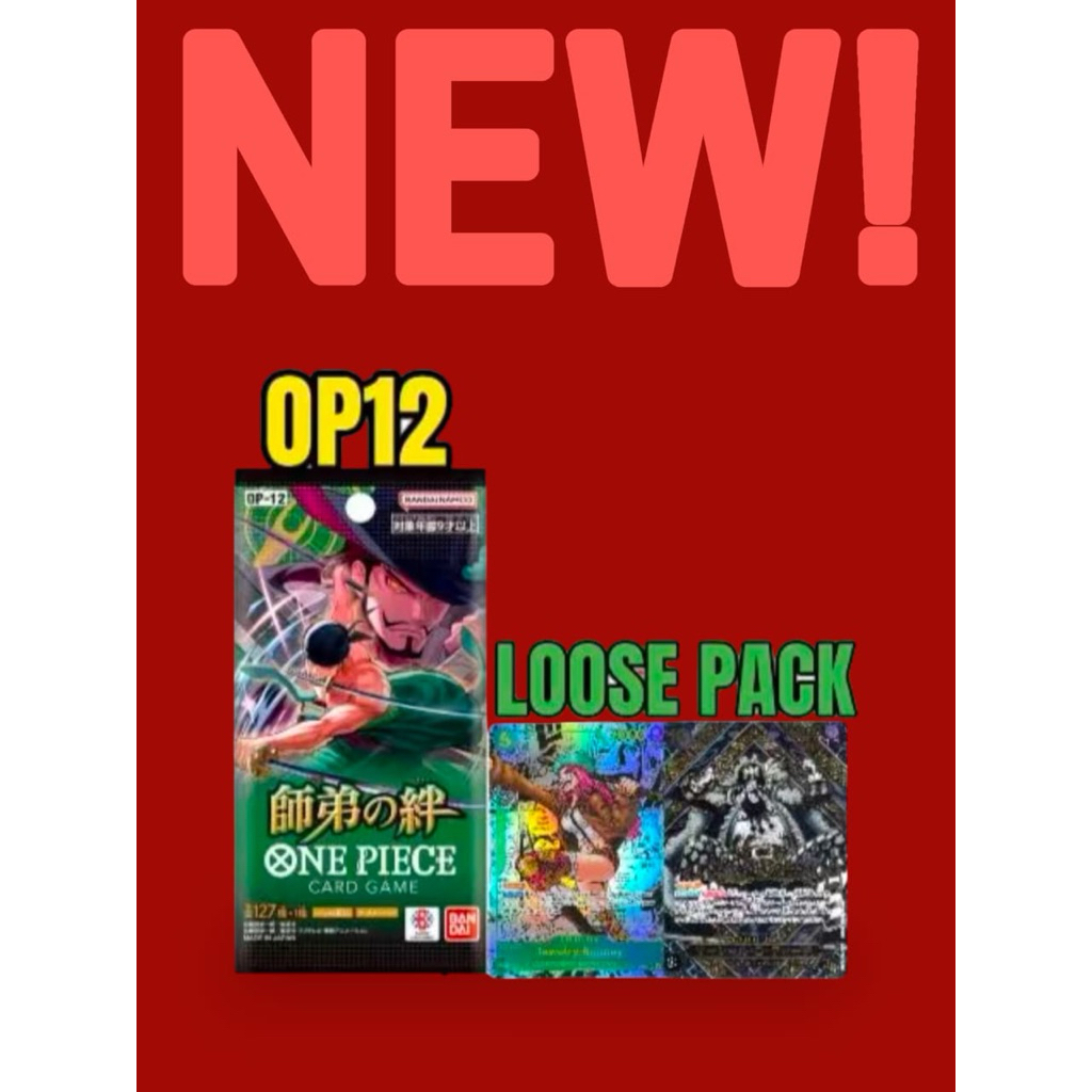 OP12 BOOSTER PACK ONE PIECE CARD GAME.ORIGINAL. | Shopee Malaysia
