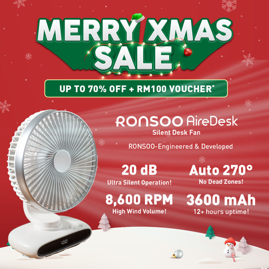 Oscillating Rechargeable Desktop Fan Desk Fan Powerful Quiet Table Fan ...