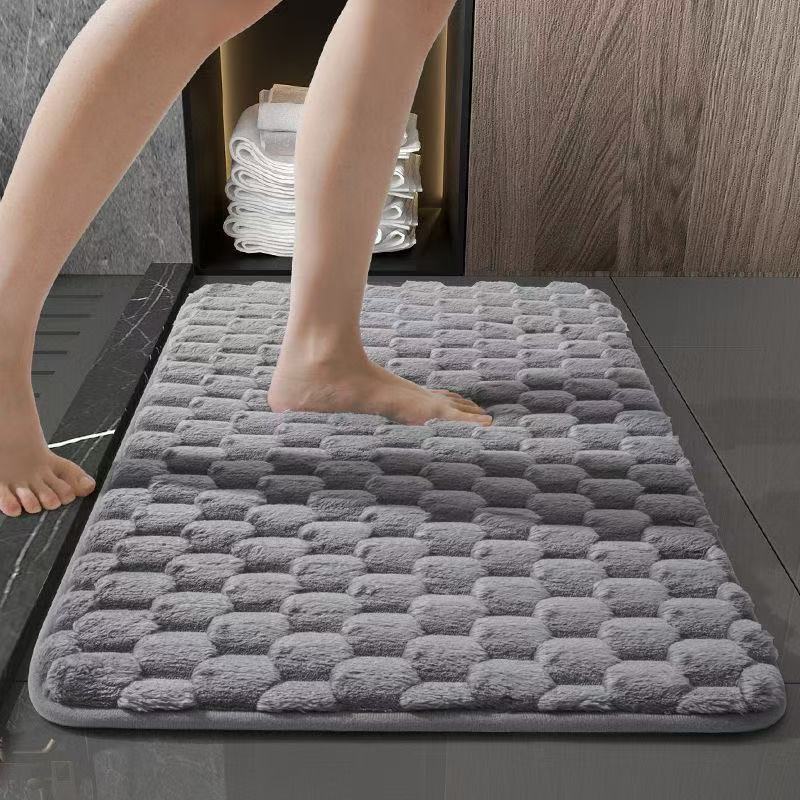 MATELIER Bath Mat Karpet Bilik Mandi Anti Slip Mat Floor Absorbent Mat ...