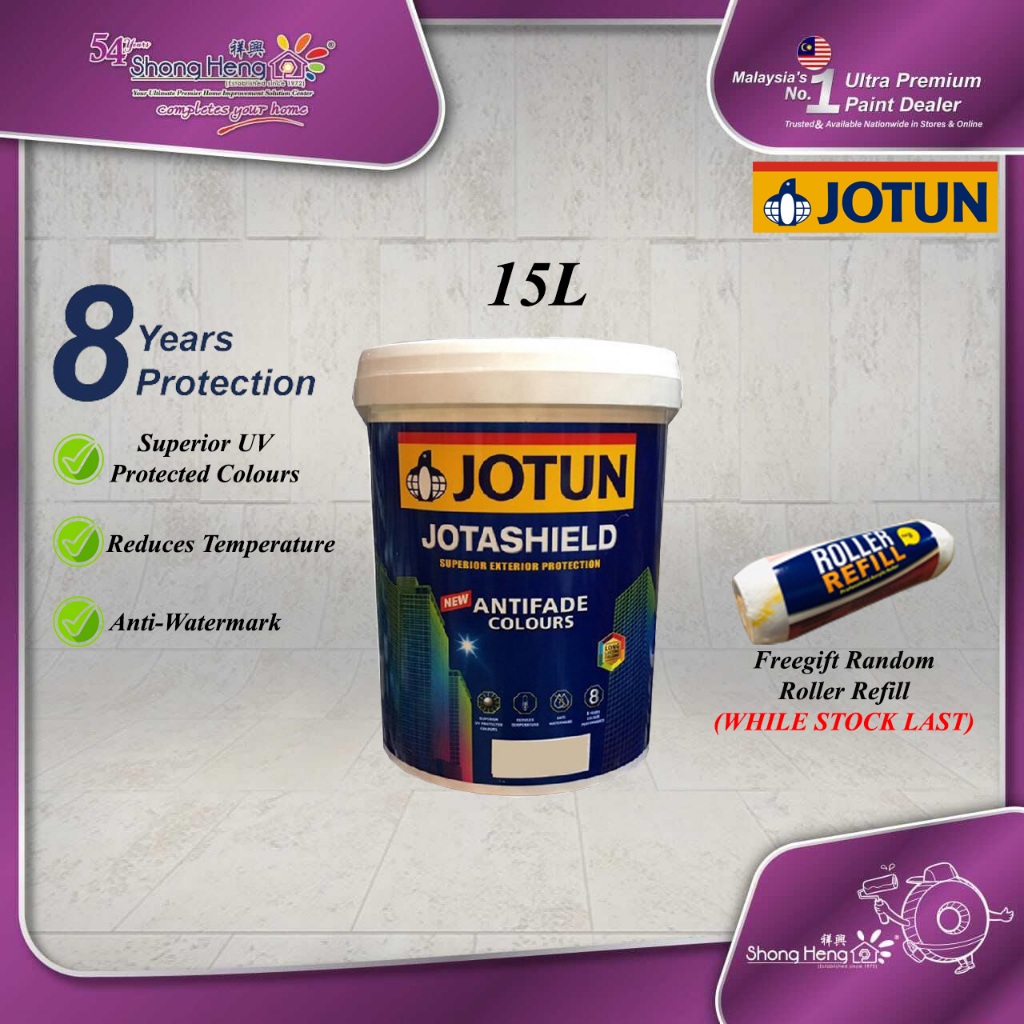 15L JOTUN Jotashield Antifade -Exterior (Color Option) ANYCOLOR PM Code ...