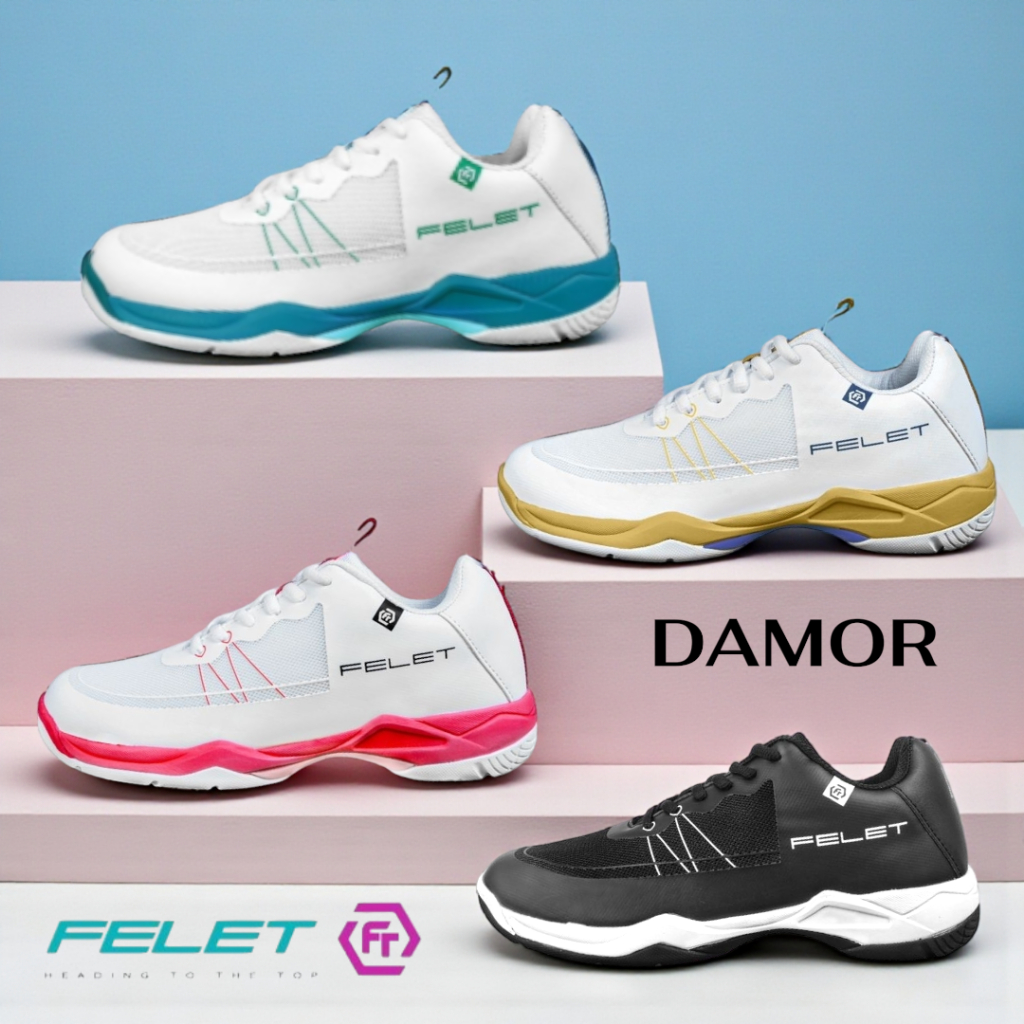 FELET Badminton Shoes DAMOR (100% Original) | Shopee Malaysia
